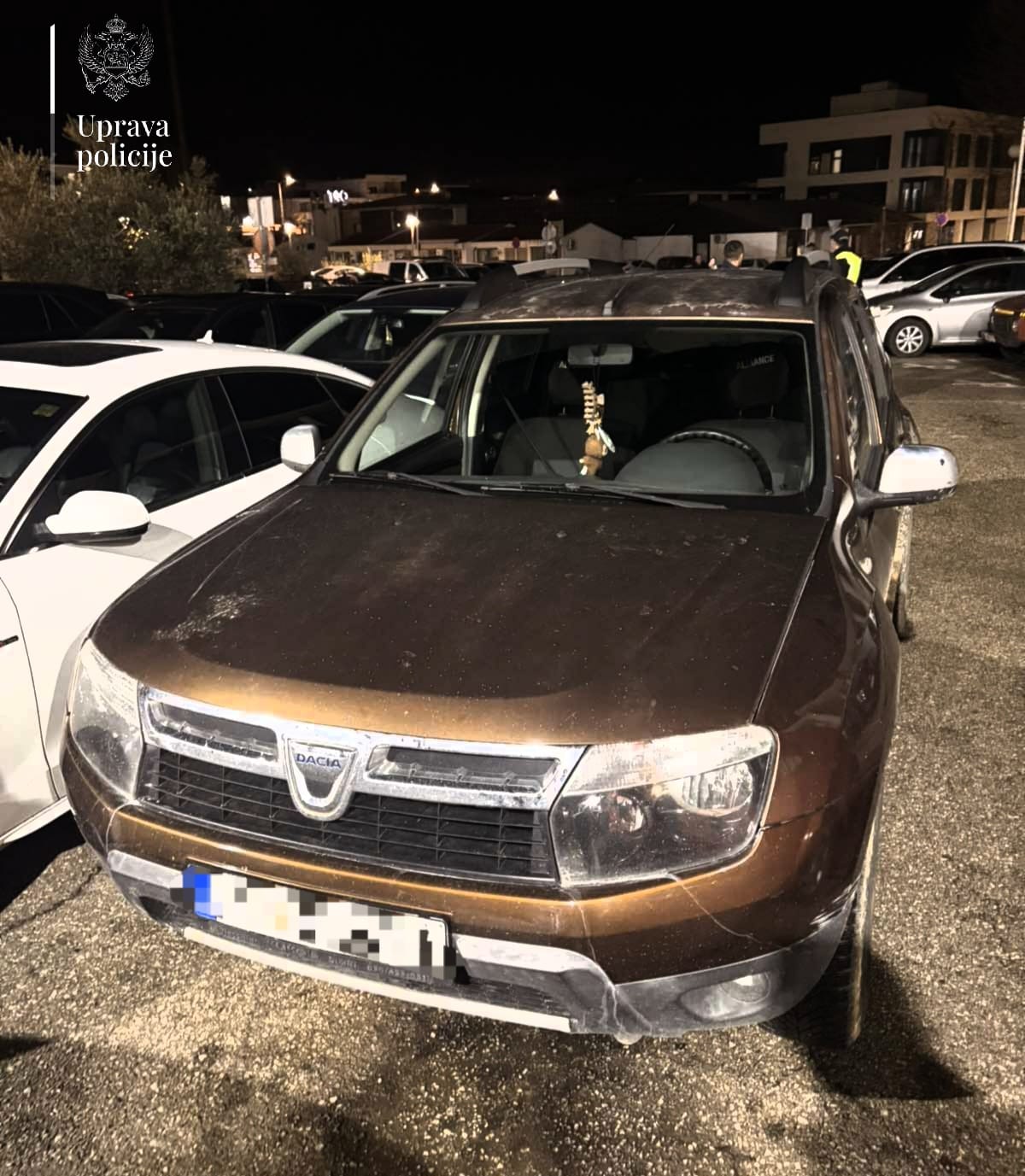 Ulcinj: Oduzeto vozilo Dacia Duster | Portal ETV